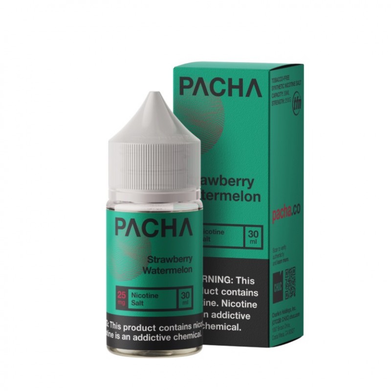 Pacha Mama Synthetic Salt - Strawberry Watermelon 30mL